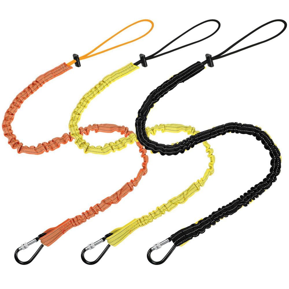3 Pieces Retractable Tool Lanyard with Screw Lock Buckle Adjustable ...
