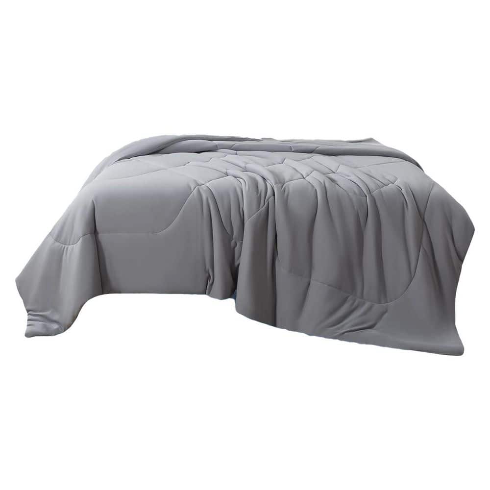 Afoxsos Gray Lightweight Summer Cooling Comforter Queen Size, Double ...