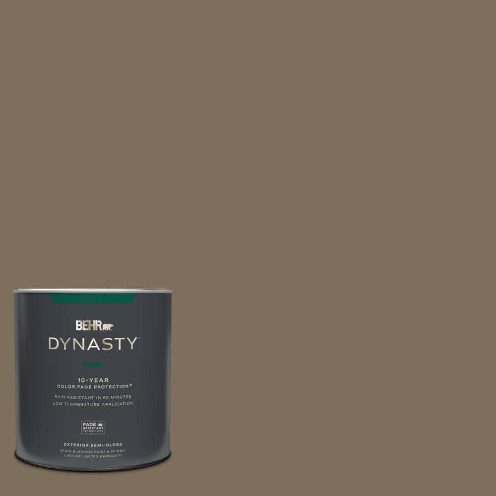 BEHR DYNASTY 1 qt. #710D-6 Butternut Wood Semi-Gloss Exterior Stain ...
