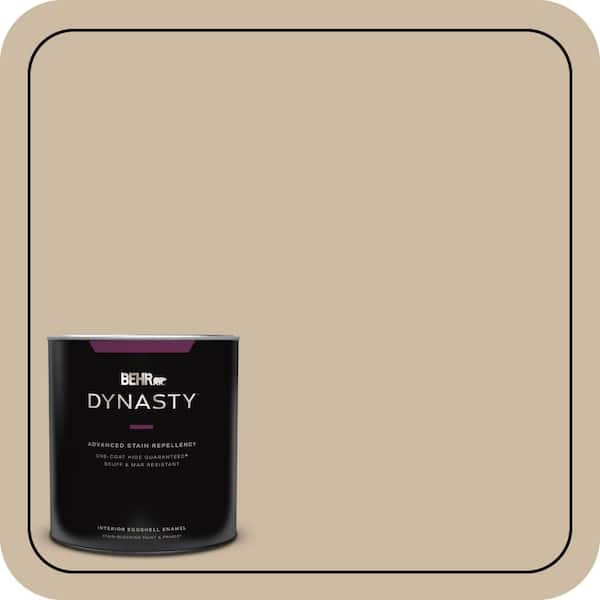 BEHR DYNASTY 1 qt. #710C-3 Gobi Desert Eggshell Enamel Interior Stain ...