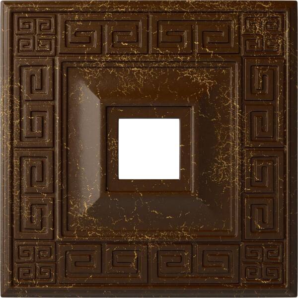 Ekena Millwork 1-1/8 in. x 18 in. x 18 in. Polyurethane Eris Ceiling ...