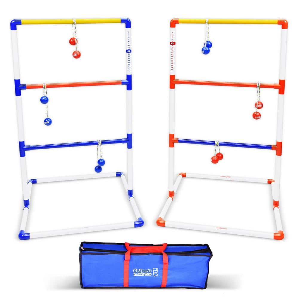 GOFLOATS:GoFloats Foldable Premium Ladder Toss Game Set with 6 Bolos ...
