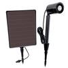 Solar Goes Green Solar-Powered Black Stainless Steel LED Spotlight with ...