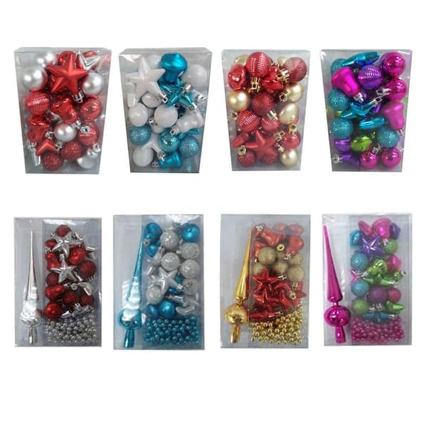 Home Accents Holiday Ornament Box Set (35-Piece) HG34-JE3567AD - The ...