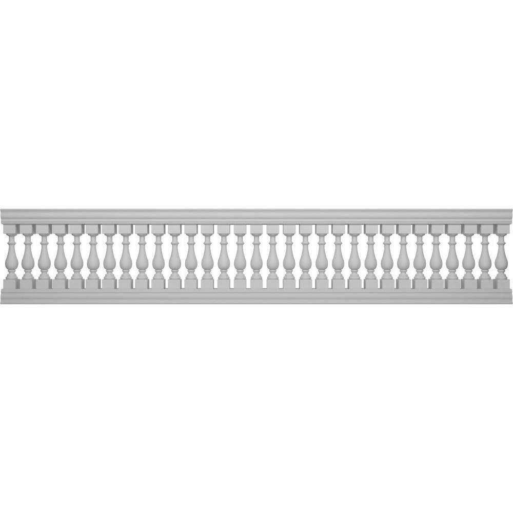 Ekena Millwork Fiberthane Traditional Balustrade 180 in. L x 37 in. H ...