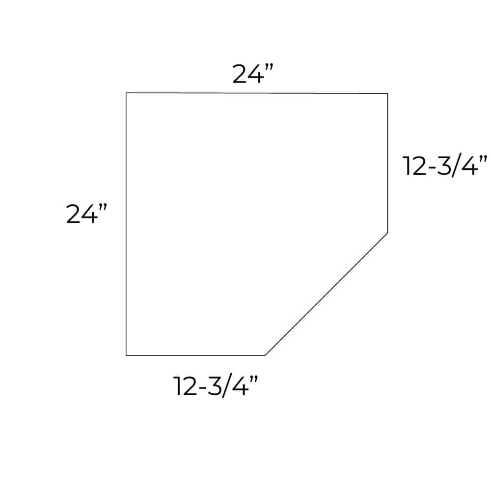 Ithaca Slab 24 in. W x 24 in. H x 0.75 in. D in Super White Wall ...
