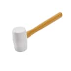 QEP 16 oz. White Rubber Tile Tapping Mallet-61613 - The Home Depot
