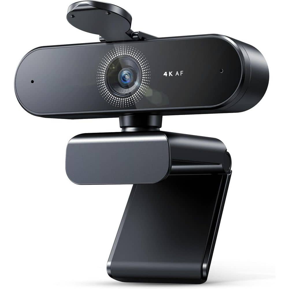 Yichuhaoxi 4K HD Webcam for PC with Autofocus, Dual Noise-Cancelling ...