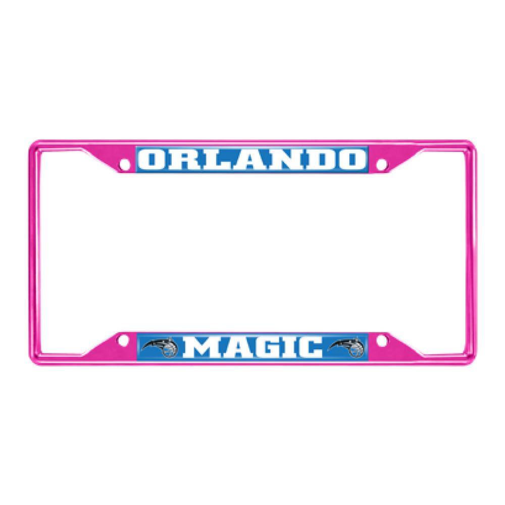 FANMATS Universal Fit NBA - Orlando Magic License Plate Frame - Pink ...