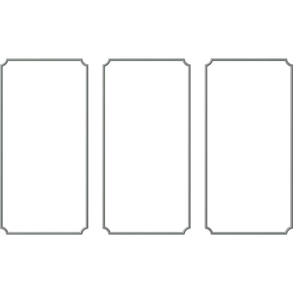 Ekena Millwork 13.35 Sq. Ft. Unfinished Polyurethane Large Classic ...