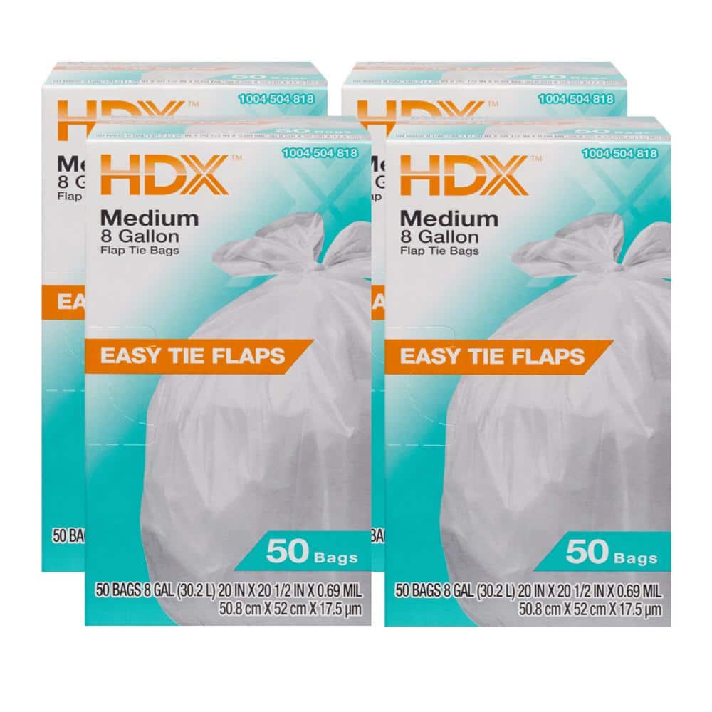 Reviews for HDX 8 Gal. White Medium Trash Bag (200-Pack) | Pg 3 - The ...