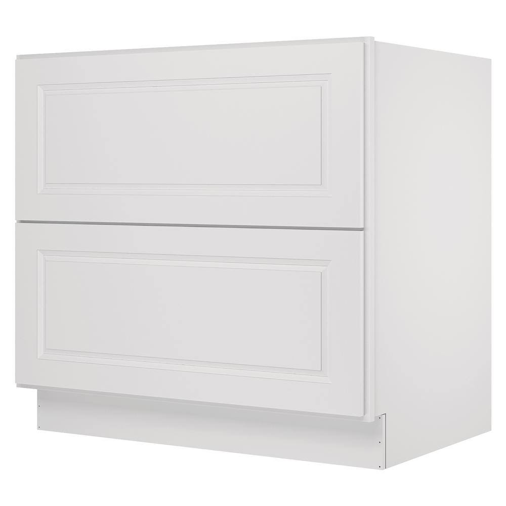 HOMEIBRO 36 in. Wx24 in. Dx34.5 in. H in Raised Panel Dove Plywood ...