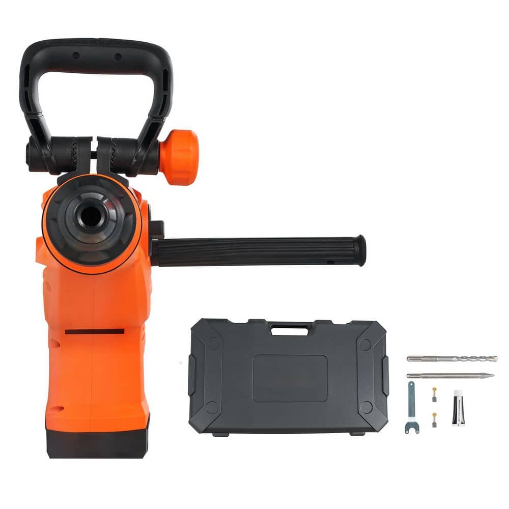 SKYSHALO Corded Hammer Drill 1600-Watt Electric Demolition Drills 2-in ...