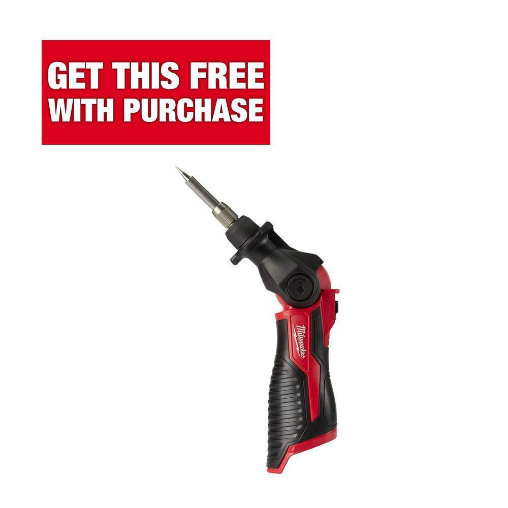 Milwaukee M12 12-Volt Lithium-Ion Cordless Soldering Iron (Tool-Only ...