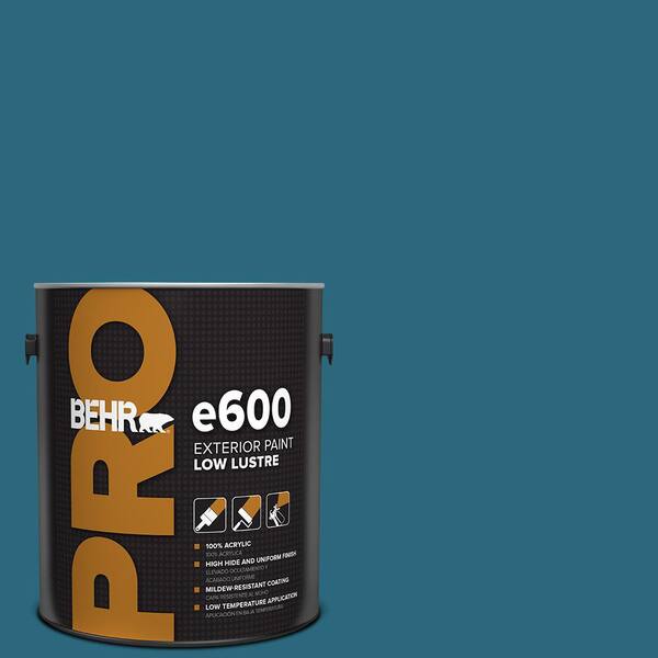 BEHR PRO 1 gal. #M480-7 Ice Cave Low Luster Exterior Paint PR62301 ...