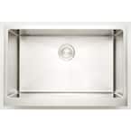 Blanco QUATRUS R0 Undermount Stainless Steel 25 in. Single Bowl Kitchen ...