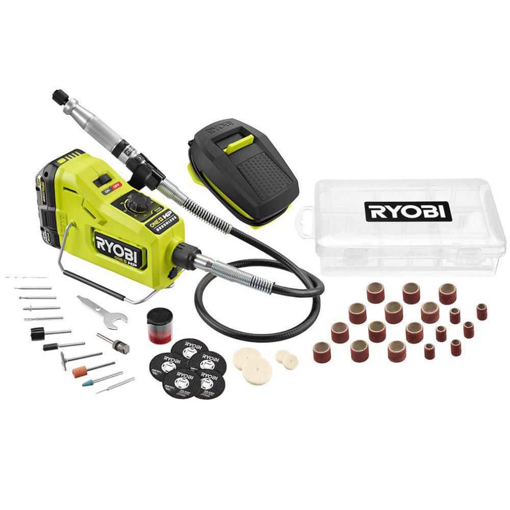 RYOBI ONE+ HP 18V Brushless Cordless Rotary Tool (Tool Only) with ...