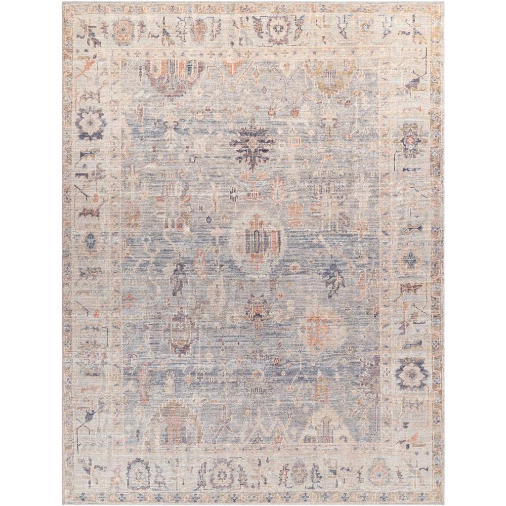 Livabliss Becki Owens Marlene Pale Blue 7 ft. x 9 ft. Medallion Indoor ...