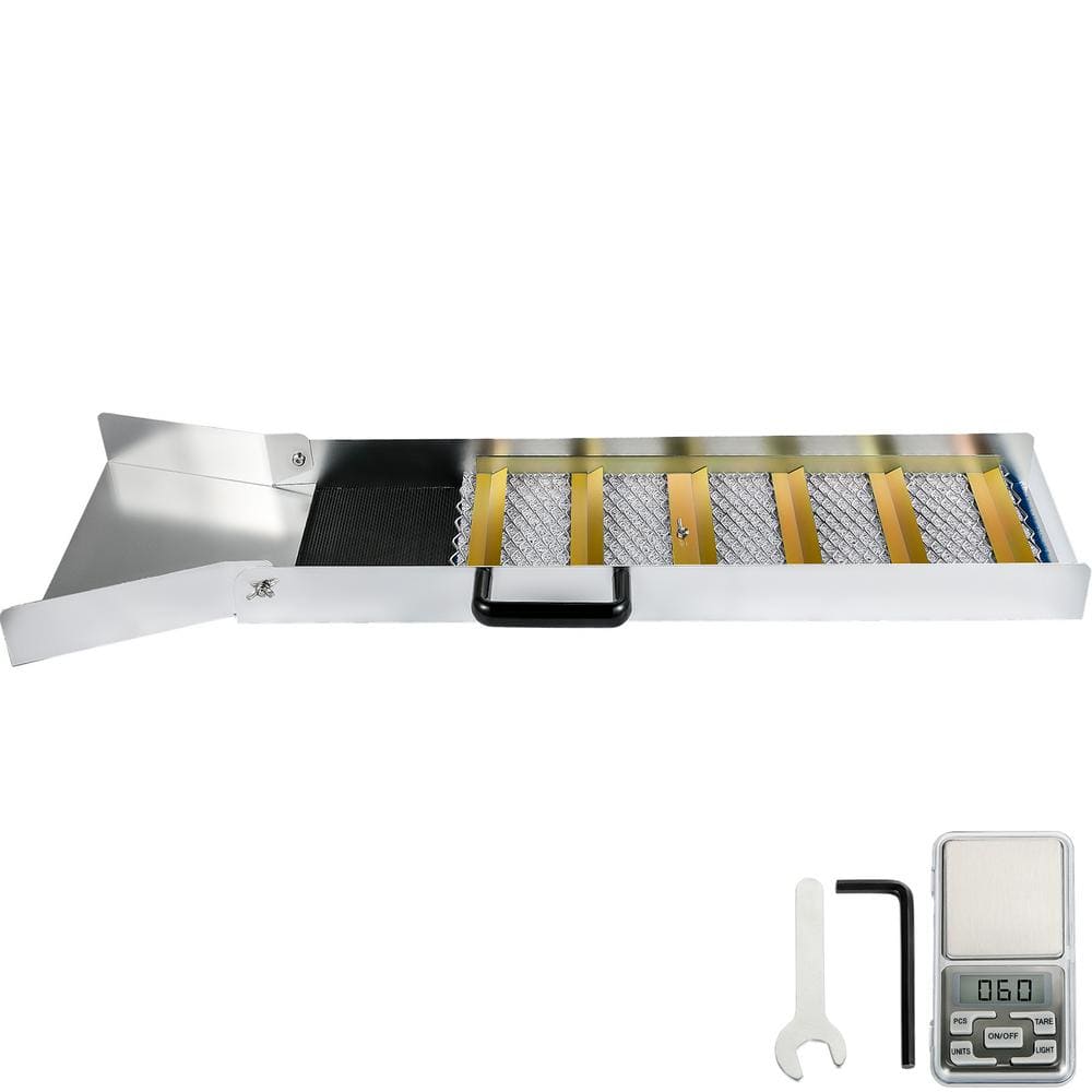 SVOPES 36 in. Aluminum Alloy Sluice Box for Gold Panning, Portable Mini ...