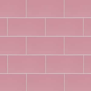 Merola Tile Projectos Blush Pink 3-7/8 in. x 7-3/4 in. Ceramic Floor ...