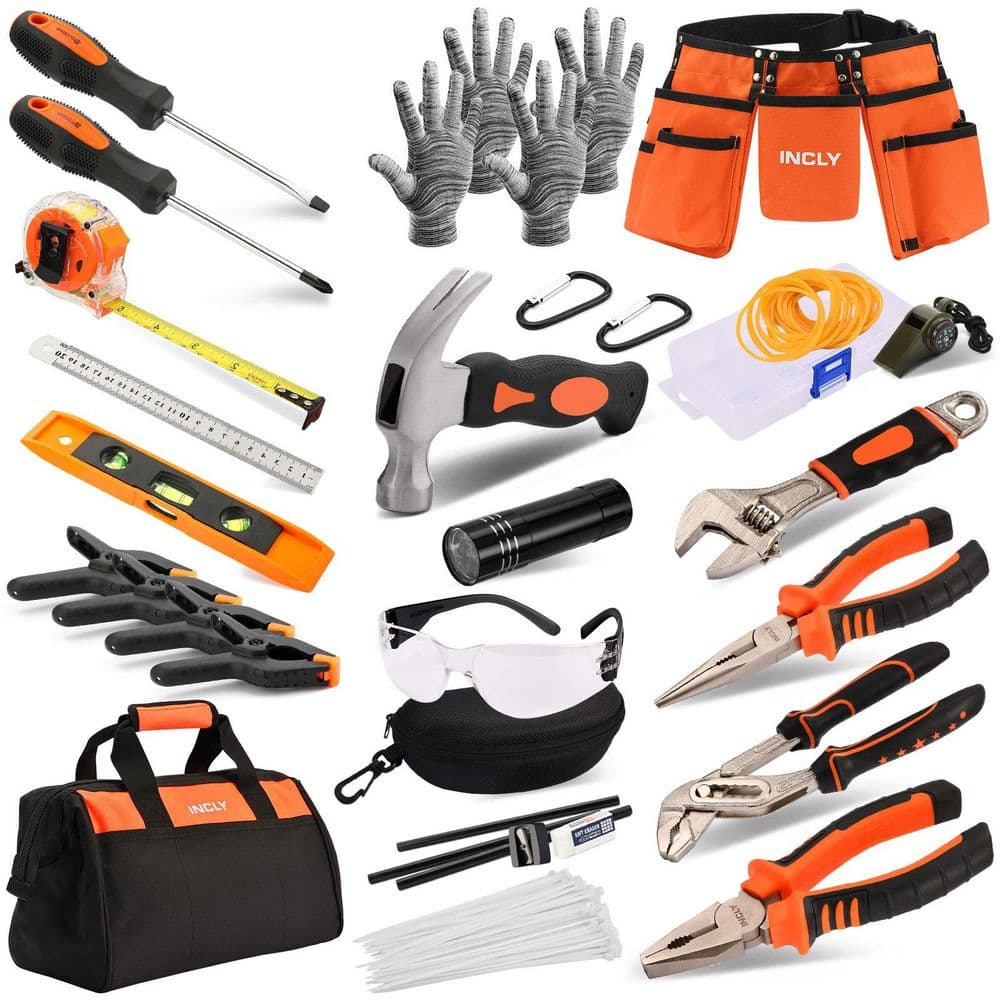 Laybus 95-Piece Kids Real Tool Set, Boys Small Real Hand Tools Kit ...