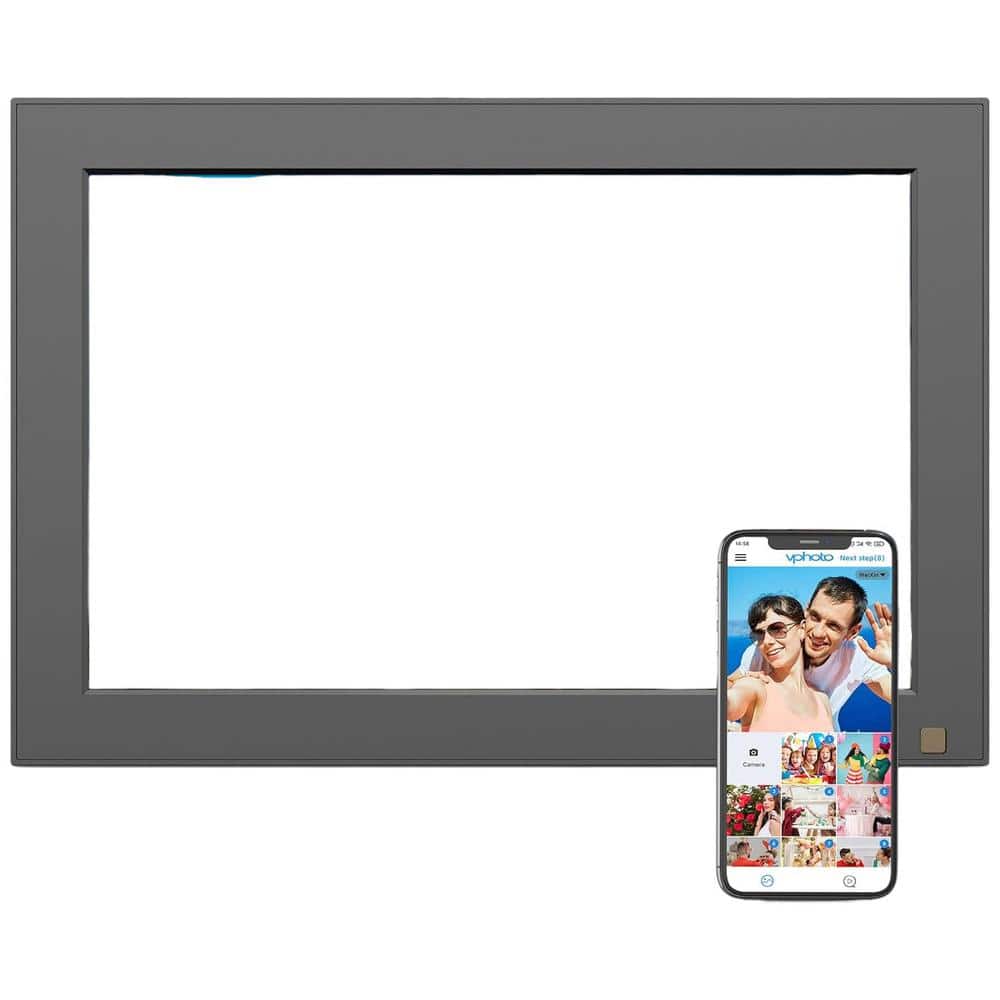 Lukyamzn 10.1 in. WiFi Digital Picture Frames with IPS Touch Screen ...