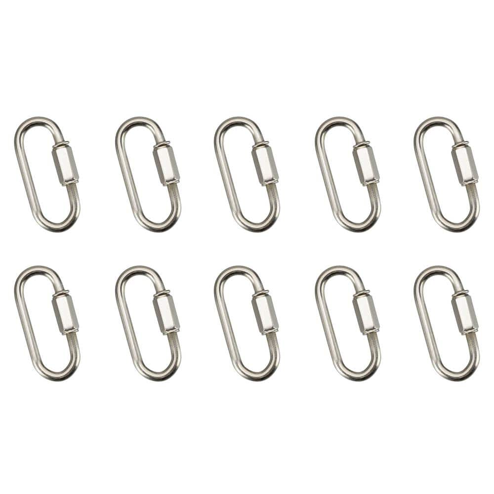 10-Pack Heavy-Duty Chain Connecting Link Size:1-3/4 in. L x 3/4 in. W ...