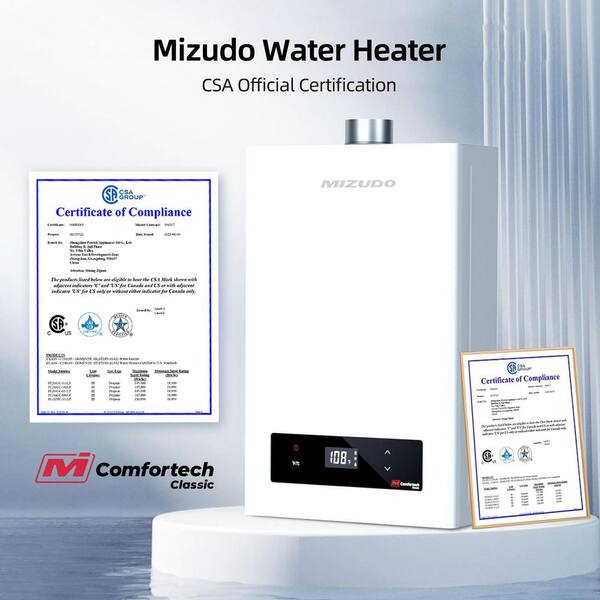 MIZUDO - Tankless Water Heaters - The Home Depot