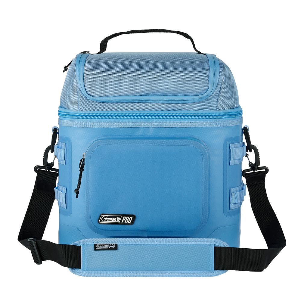 Coleman Pro 15.7 qt. (24-Can) Soft Cooler, Blue Sky 2214182 - The Home ...