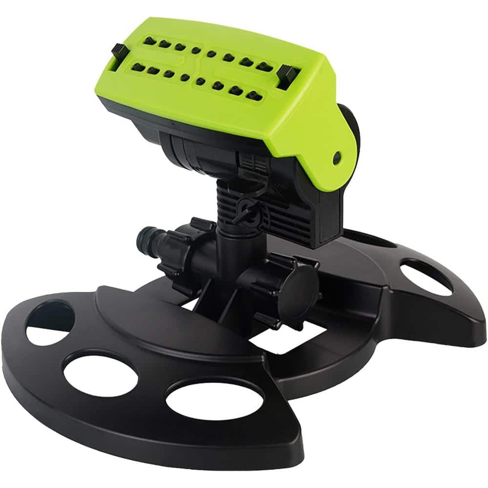 Misopily 180-Degree Rotating Mini Oscillator Sprinkler Adjustable Lawn ...