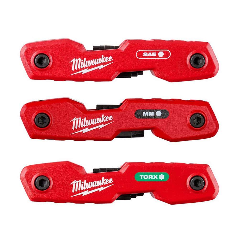 Milwaukee SAE/Metric/Torx Folding Hex Key Set (25-Piece) 48-22-2183-48 ... Milwaukee SAE/Metric/Torx Folding Hex Key Set (25-Piece) 48-22-2183-48 ...