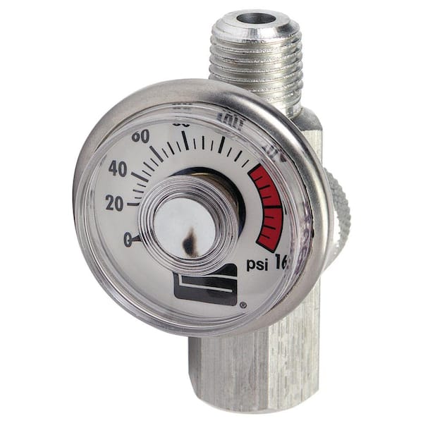 Husky 1/4 in. NPT In-Line Regulator with Gauge 41135HOM - The Home Depot