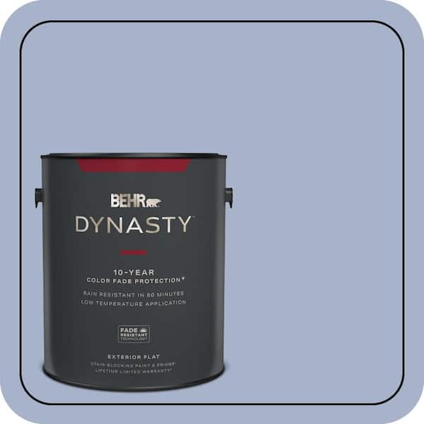 BEHR DYNASTY 1 gal. #PPU15-14 Ballroom Blue Flat Exterior Stain ...