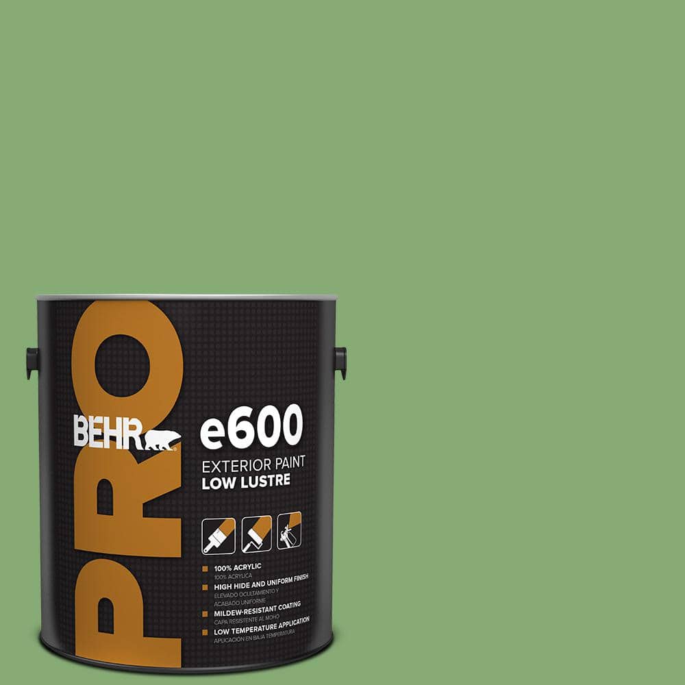 BEHR PRO 1 gal. #440D-5 Pesto Low Luster Exterior Paint PR62301 - The ...