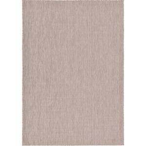 Unique Loom Outdoor Solid Black 6' 0 x 9' 0 Area Rug 3128985