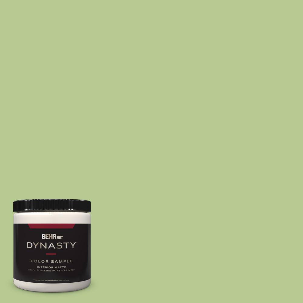 BEHR DYNASTY 8 oz. #420D-4 Marsh Fern Matte Stain-Blocking Interior ...