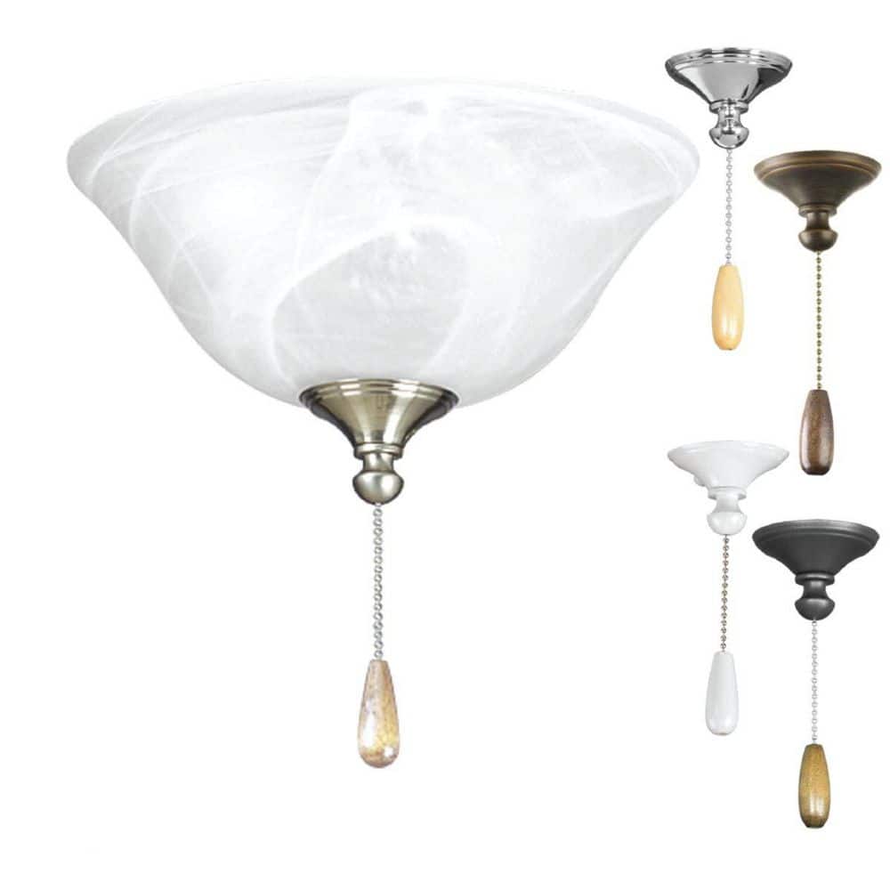 Progress Lighting Fan Light Kits Collection 2-Light Unfinished Ceiling ...