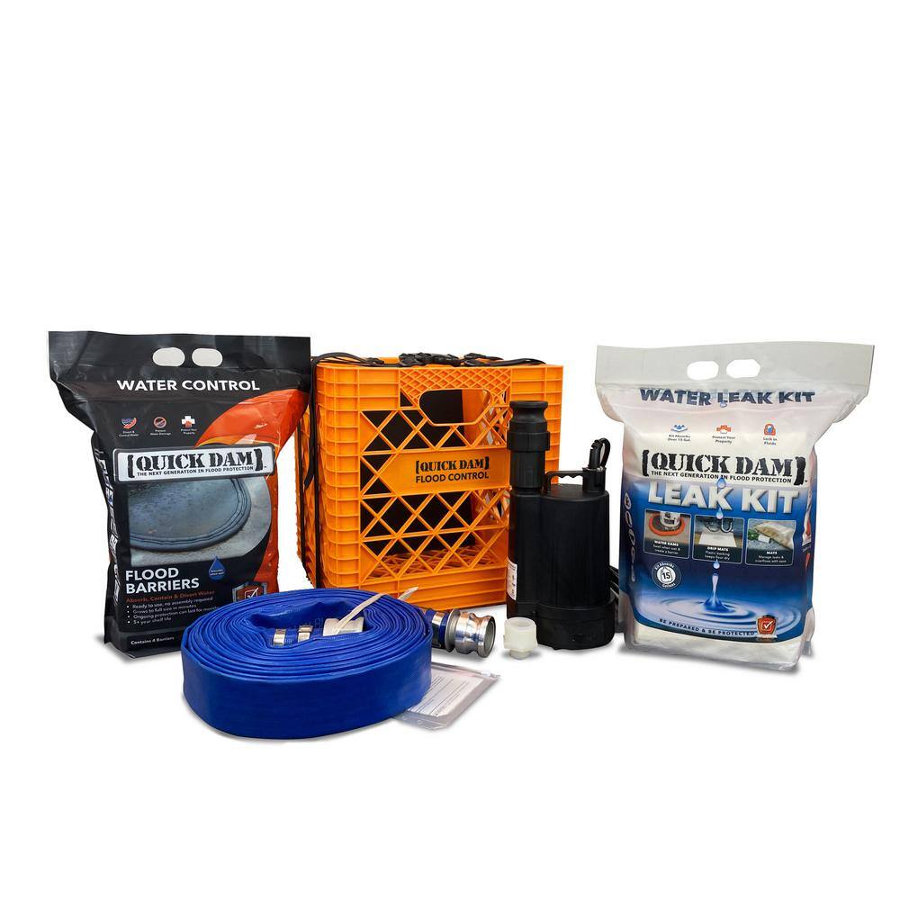 Quick Dam Emergency Flood Pump Kit (5-Pack) QDPK1