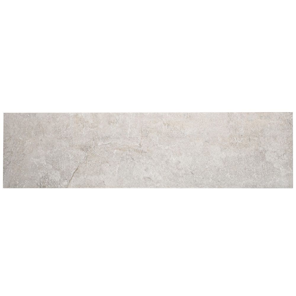 Ivy Hill Tile Stonewell Smoke White 12.48 in. x 47.24 in. Matte ...