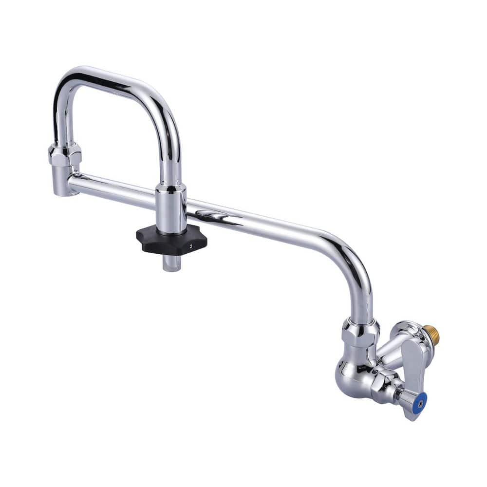 WOWOW Single Handle Wall Mount Standard Kitchen Faucet with Insulated ...