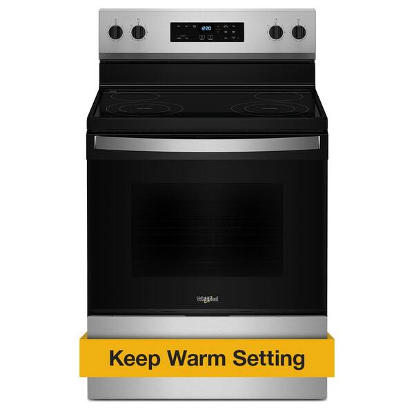 Whirlpool 30 in. 4 Burner Element Freestanding Electric Range in ...