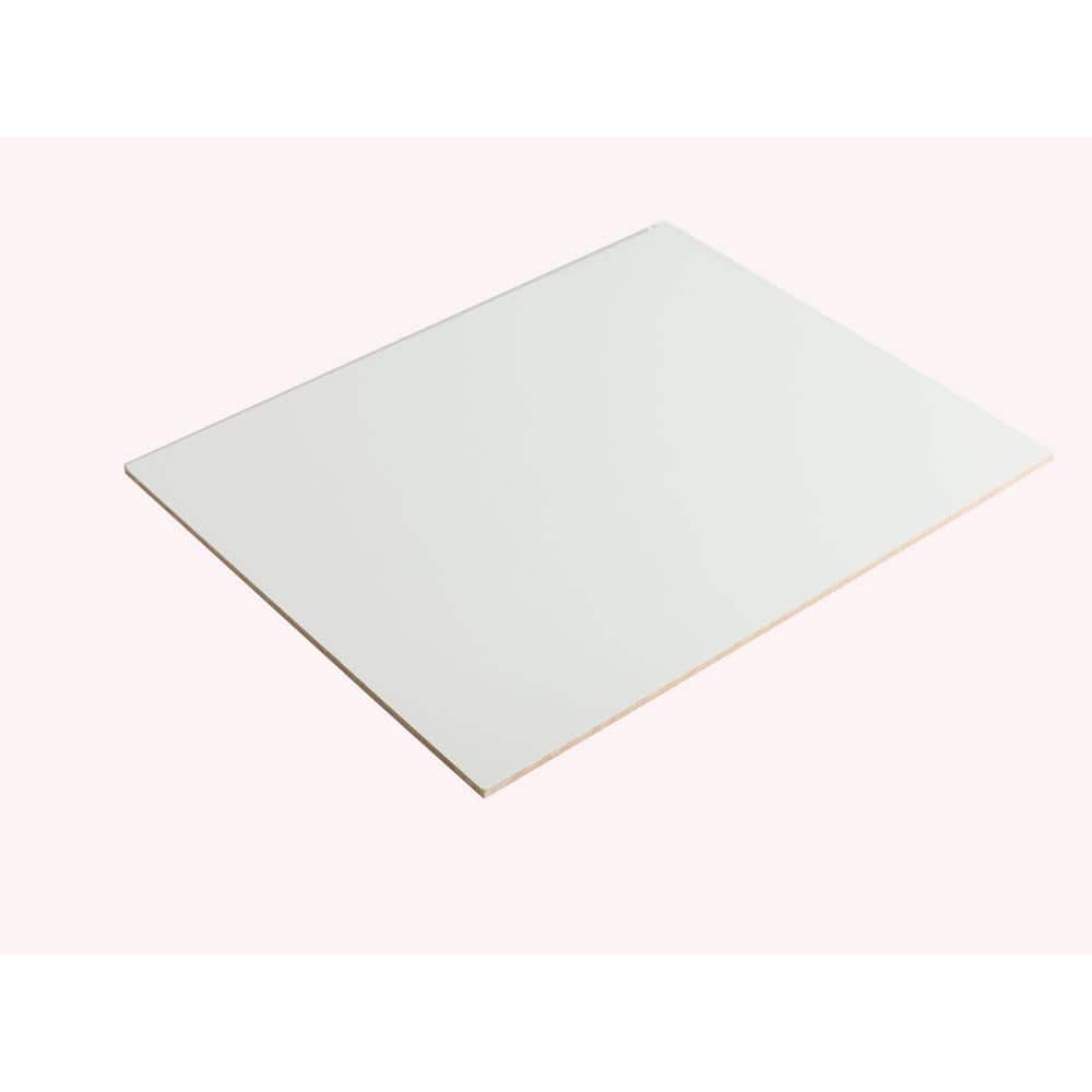 ARAUCO 1 /8 in. x 4 ft. x 8 ft. MDF Panel WHITE MARKERBOARD PANEL ...