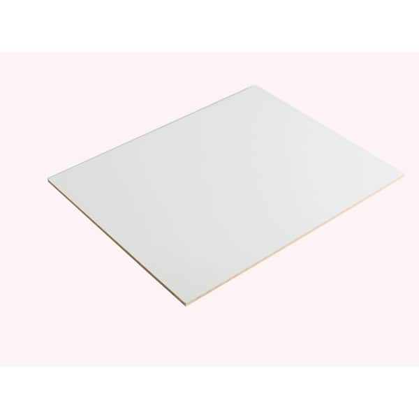 ARAUCO 1 /8 in. x 4 ft. x 8 ft. MDF Panel WHITE MARKERBOARD PANEL ...