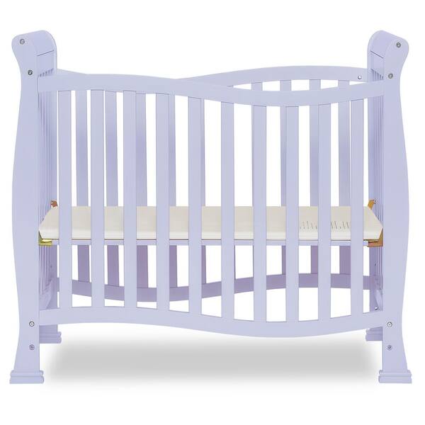Dream on me Piper 4-in-1 Lavender Ice Convertible Mini Crib-631-LI ...