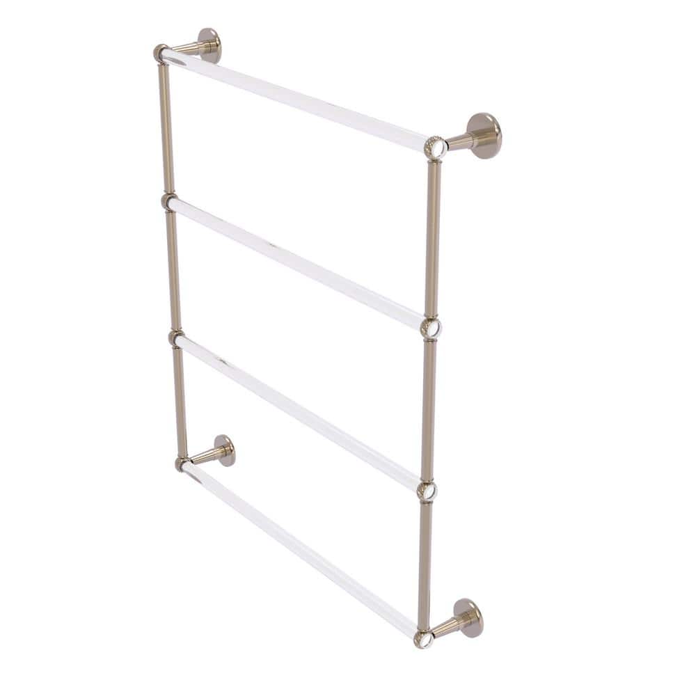 Allied Brass Clearview Collection 4 Tier 30 in. Wall Mounted Ladder ...