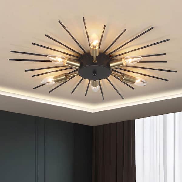 Starburst Flush Mount Light