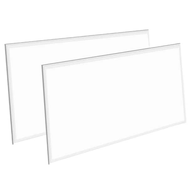Bieuoram 2 ft. x 4 ft. 7800 Lumens Integrated LED Panel Light, 5000K ...