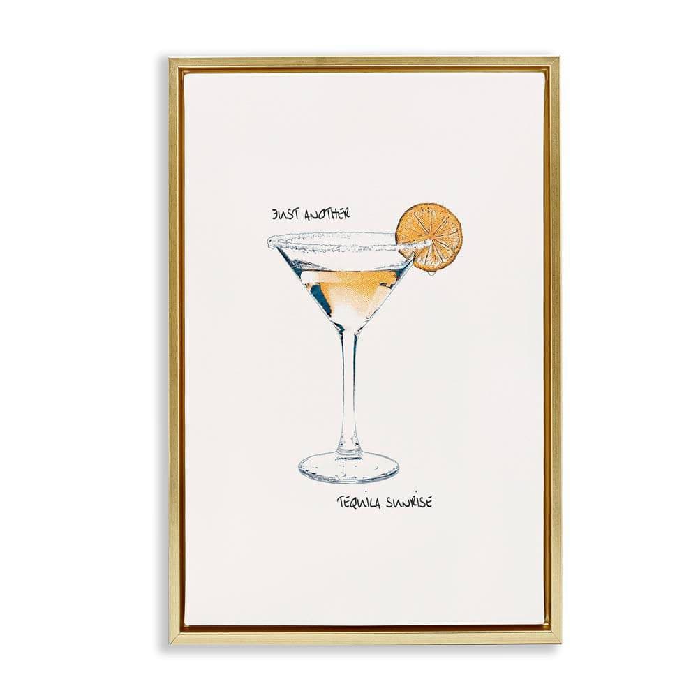 Stupell Industries Just Another Tequilla Sunrise by Graffi*tee Studios ...