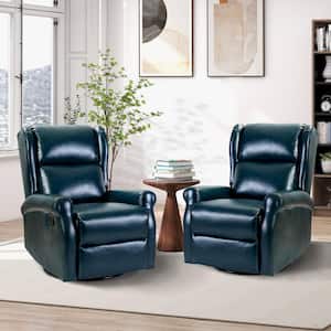 JAYDEN CREATION Pedro Turquoise Transitional Ergonomic Swivel Rocker ...