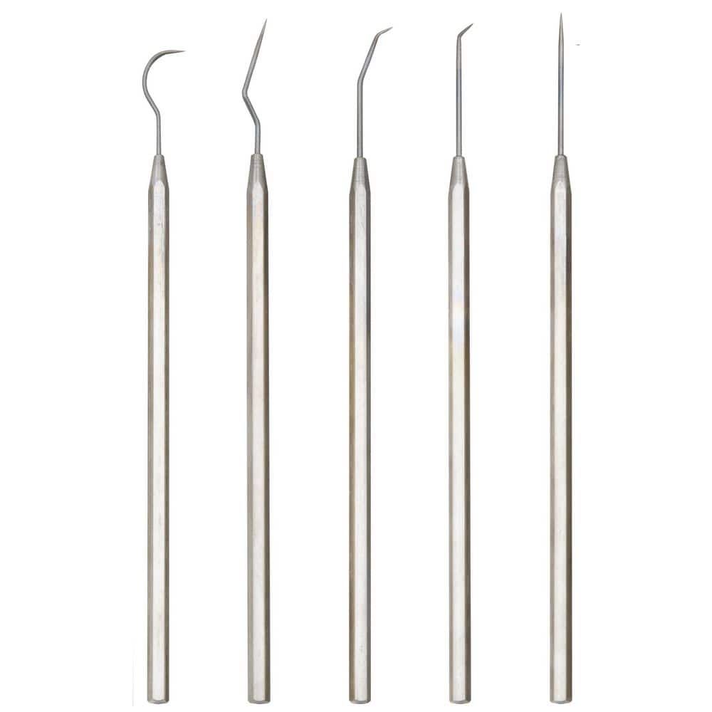 ULLMAN 5-Piece Micro Hook and Pick Tool Set with Stainless Steel Pick ...
